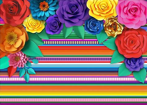 Fondo De Fiesta Mexicana Fiesta Mexicana Imágenes Vectoriales