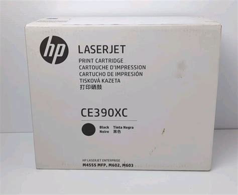 Hp 90x High Yield Black Original Laserjet Toner Cartridge Ce390xc Ebay
