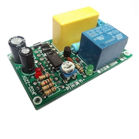 220V Delayed Relay Board Fixed Time Power Connection Delay Interlaced Module Staircase Corridor