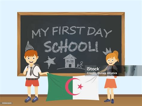 이름 아이콘으로 알제리의 국기입니다 공식 색상 하 고 올바르게 비율 알제리 국기 벡터 알제리 국기 벡터 일러스트 레이 션 알제리 국기 벡터 개념에 대한 스톡 벡터 아트 및