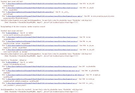 Tensorflow You Must Feed A Value For Placeholder Tensor Placeholder With Dtype Bool Stack