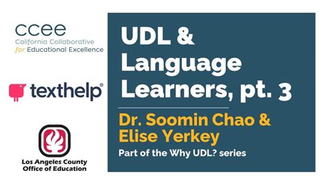 Udl And Language Learners