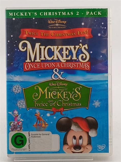 Mickeys Once Upon A Christmas Mickeys Twice Upon A Christmas Dvd
