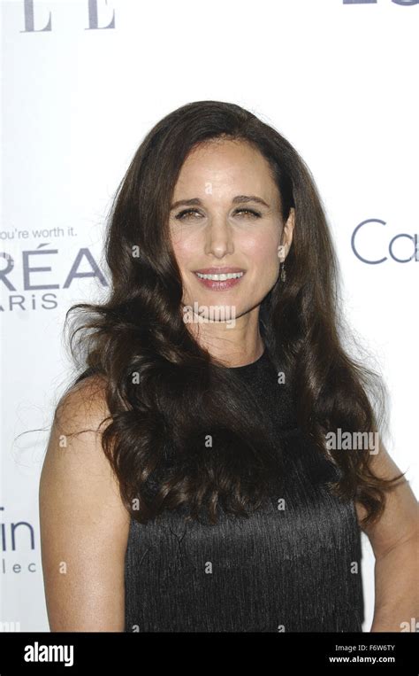 The 22nd Annual Elle Women In Hollywood Featuring Andi Mcdowell Where