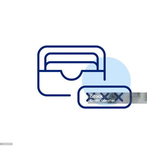 Cards In Ewallet And Password Input Box Secure Access User Authentication Pixel Perfect Editable