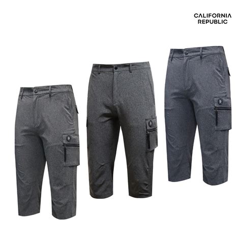 신축성 짱 자유로운 활동성 편안함 핏감 포켓디자인으로 수납력과 멋스러움을 동시에 💥캘리포니아 남성 7부 카고 밴딩 스트레치 팬츠 여신골 골프 마켓 Band