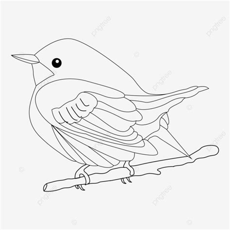 작은 파랑새 라인 아트 벡터 일러스트 작은 파랑새 새 벡터 Png 일러스트 및 벡터 에 대한 무료 다운로드 Pngtree