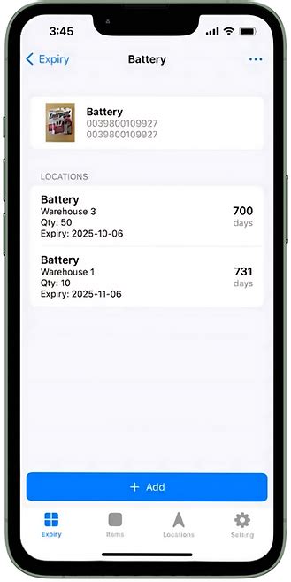 ExpiryDay Irvinesoft Free Expiration Date Tracker