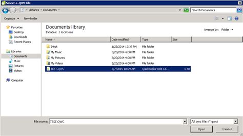 Quickbooks Web Connector