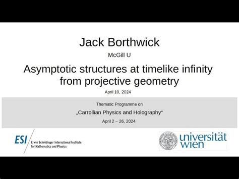 Free Video Asymptotic Structures At Timelike Infinity From Projective