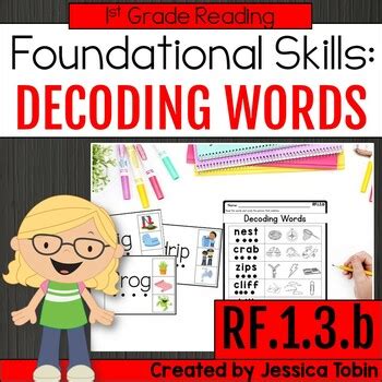 RF 1 3 B Decoding CVC Words Activities Centers Lessons Decoding