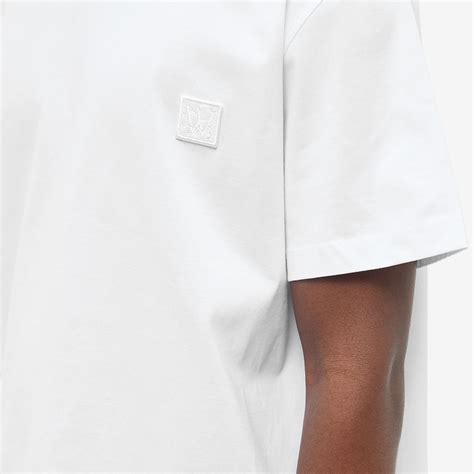 Wooyoungmi Frame Logo Embroided T Shirt White End Gb