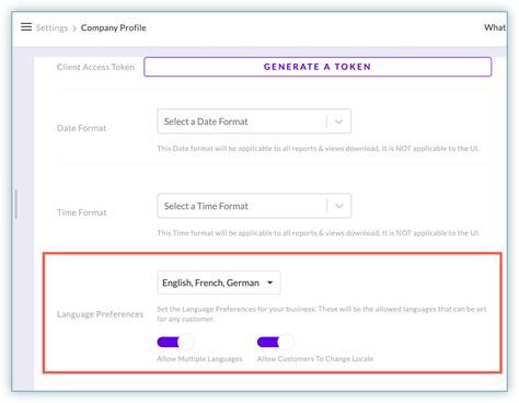 Configure Multiple Languages Chargebee Receivables