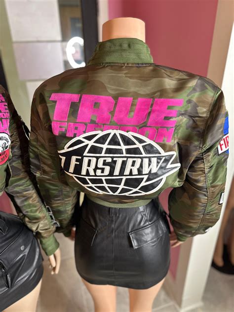 Camo Patchwork Bomber Jacket Luxechic Couture