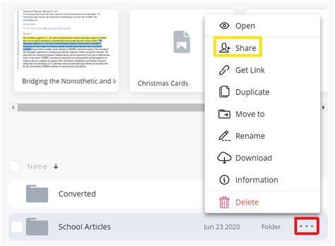 How To Share A File Or Folder Set Up Sharing Permissions Stop Sharing Support KDAN