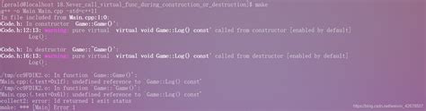 绝不在构造和析构过程中调用virtual函数never Call Virtual Functions During Construction