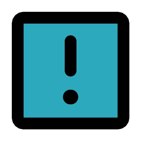 Caution Sign Square Vector Svg Icon Svg Repo