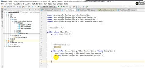 大数据hbase Api访问java操作hbase封装操作数据的工具类 Hbase工作笔记0015java操作hbase工具类封装