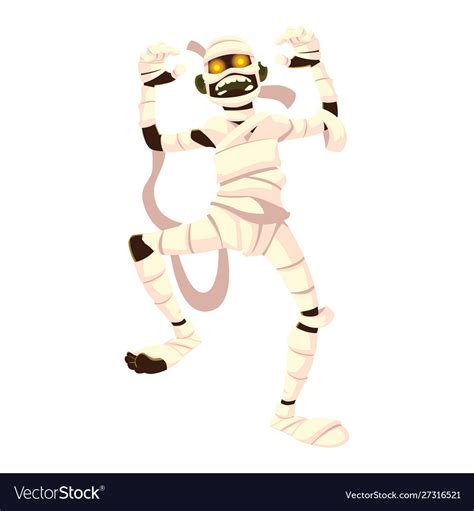 Halloween Mummy Design Icon Royalty Free Vector Image