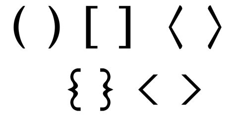 Curly Brackets PNG Transparent Images