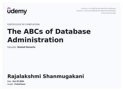 Rajalakshmi Shanmugakani On Linkedin Databaseadministration