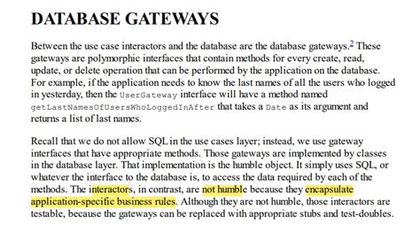 Gateway In Interface Adapter Layer Of Clean Architect Stack Overflow
