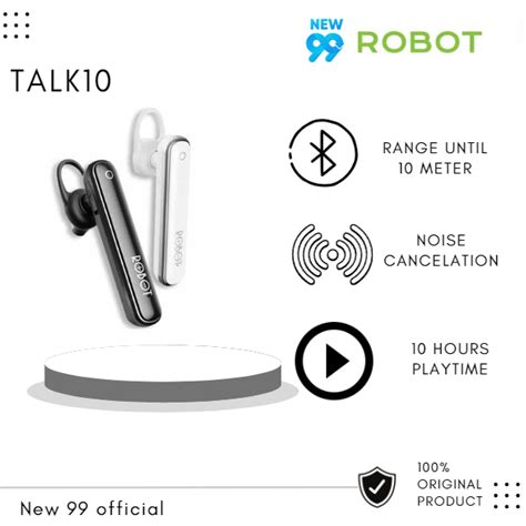 Jual Headset Bluetooth Robot Talk 10 Shopee Indonesia