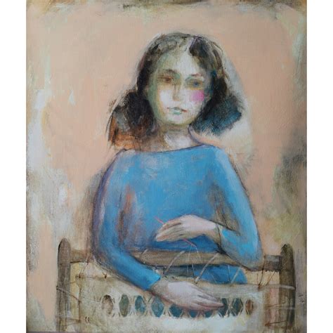 Купить картину В голубом в Москве от художника Зеленская Юлия