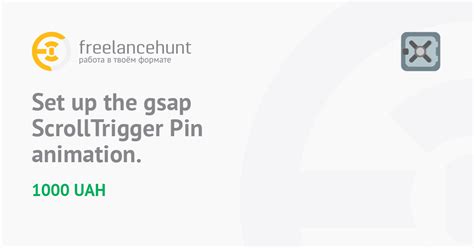 Set Up The Gsap Scrolltrigger Pin Animation • Freelance Job In Html And Css Posted October 14