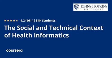 The Social And Technical Context Of Health Informatics Coursera