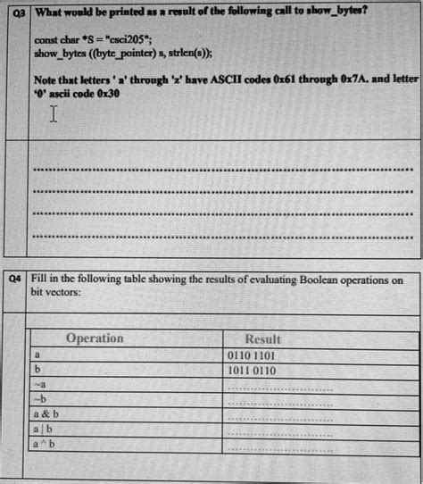 solved q2 void show byte byte pointer start int len { int