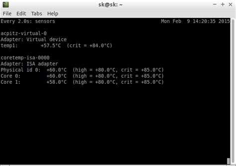 Lm Sensors Monitoring Cpu And System Hardware Temperature Unixmen