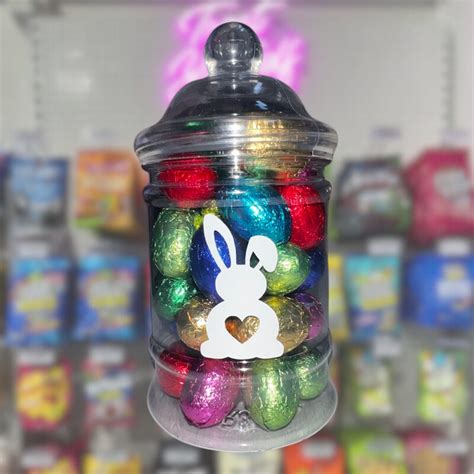 Easter Egg Jar Solid Mini Eggs 250g