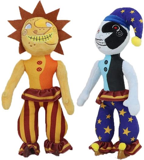 33cm 13in Fnaf Sundrop And Moondrop Plush Sundrop Moondrop Plush