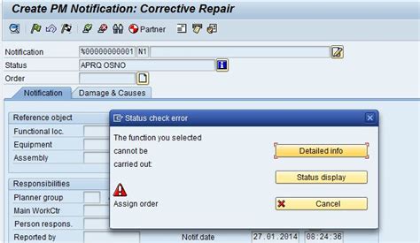 Solved Conversion Of Notification To Order SAP Community