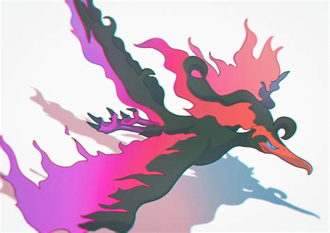 Galarian Moltres Pokemon Drawn By Saikuzvlku Danbooru