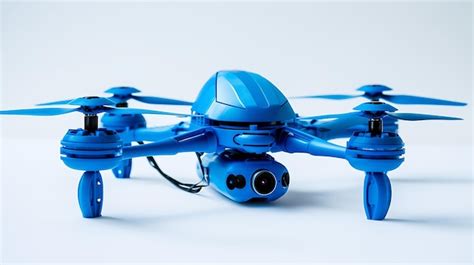 Premium Ai Image Blue Industrial Plasticine Prototype Sitting On