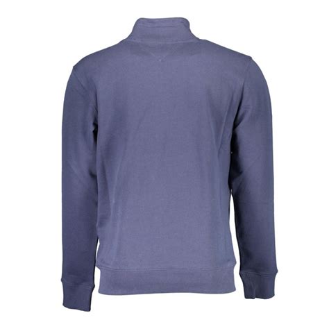 Tommy Hilfiger Мъжки суичър с цип цвят син Onemoretrend