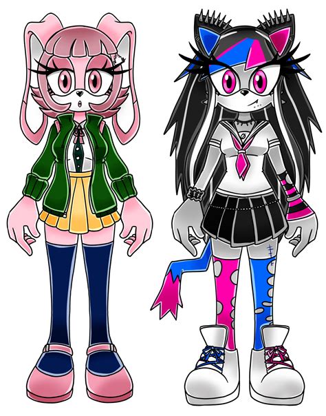 Oc Dangan Ronpa X Sonic Crossover Chiaki And Ibuki Rsonicthehedgehog