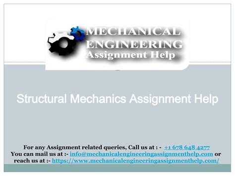 Structural Mechanics Assignment Help By Mechanical Engineering Assignment Help Issuu