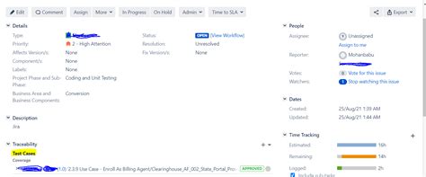 Need To Generate Report With Zephyr Test Case Creation Based On User