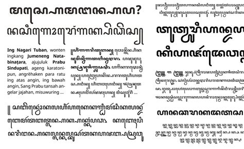 Javanese Font Noto Sans Javanese Behance