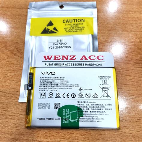 Jual Baterai Batre Battery Vivo Y Y S Y S B S B S Original Jakarta Pusat Wenz