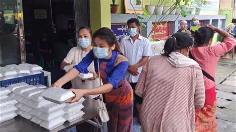 22 8 2023 သရက်တောကျောင်းတိုက် သဘာဝတရားရိပ်သာ၌ နေ့စဥ် ထမင်း ဟင်း အဟာရဒါန