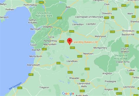 Where Is Talerddig Powys Wales Uk See Area Map And More
