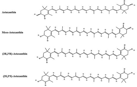 Chemical Structure Of Astaxanthin And Its Three Configurational Download Scientific Diagram