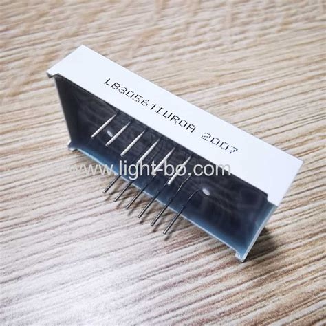 056 Triple Digit 7 Segment Led Display Common Anode Ultra Bright Red For Temperature Control