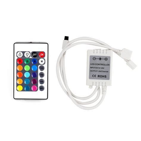 12V 24V 12A 24 Keys IR RGB LED Controller Mjjcled Com