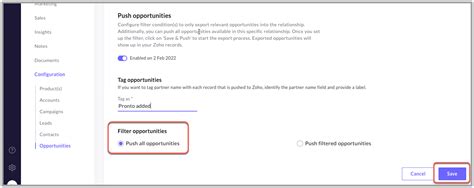HubSpot Enable Data Push Pronto Support