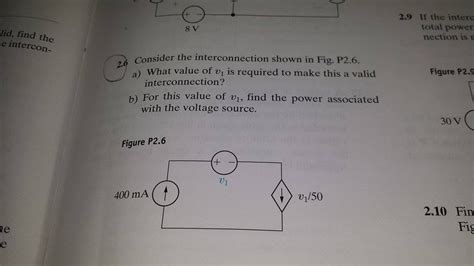Solved Consider The Interconnection Shown In Fig P2 6 A